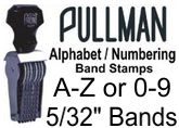 Pullman Alphabet / Numbering Band Stamps
