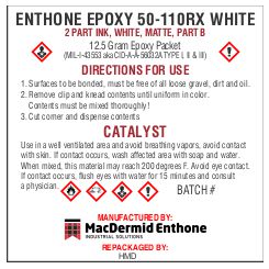Enthone 50-110RX Epoxy Ink - White