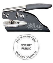 Arizona Notary Embosser Arizona Notary Public Seal Notary Seal Notary ...