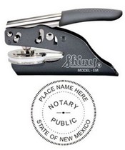 New Mexico Notary Embosser New Mexico Notary Public Embossing Seal New ...